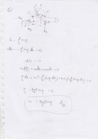 เฉลยแบบฝึกหัดวิชาStatic_สถิตย์ศาสตร์ Virtual work | PDF