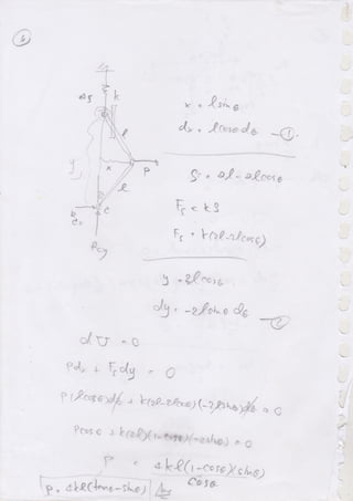 เฉลยแบบฝึกหัดวิชาStatic_สถิตย์ศาสตร์ Virtual work | PDF
