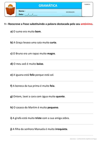 Exercícios Gramaticais I.pdf