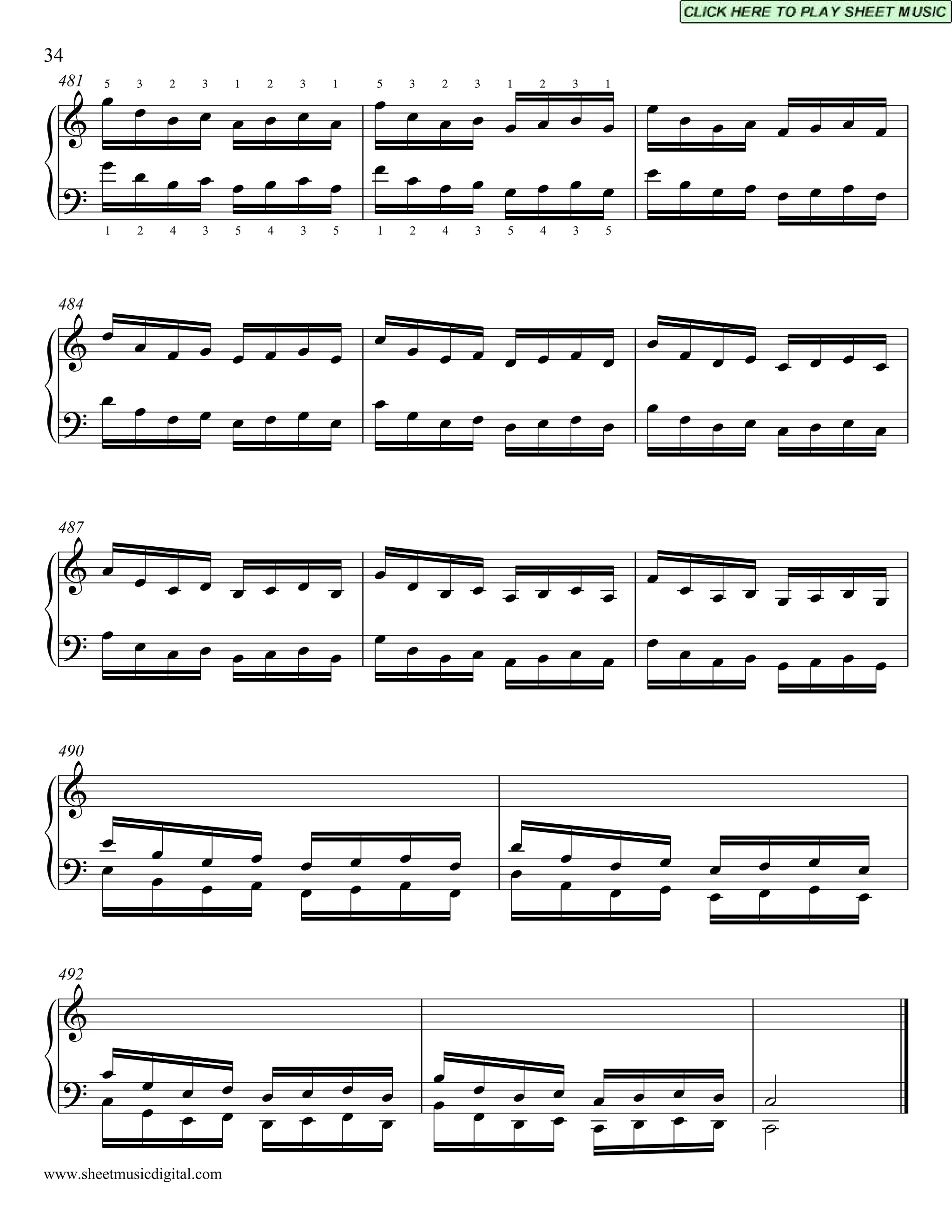 Hanon - Exercícios para Piano e Teclado | PDF