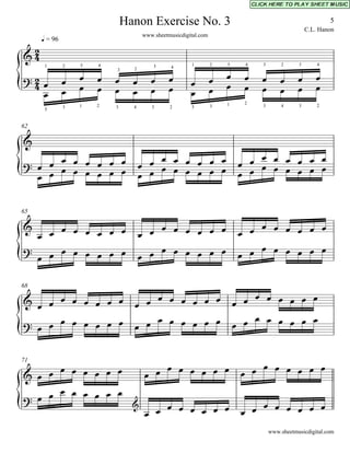 Hanon - Exercícios para Piano e Teclado | PDF