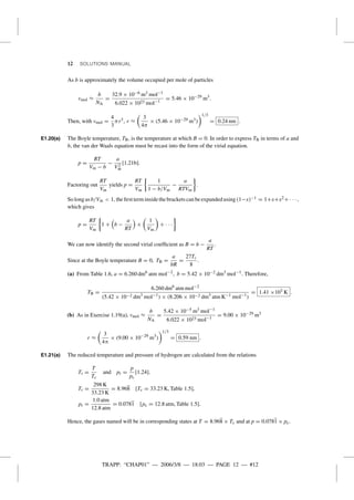 Exerc cios resolvidos_-_cap._01-atkins_(a) | PDF