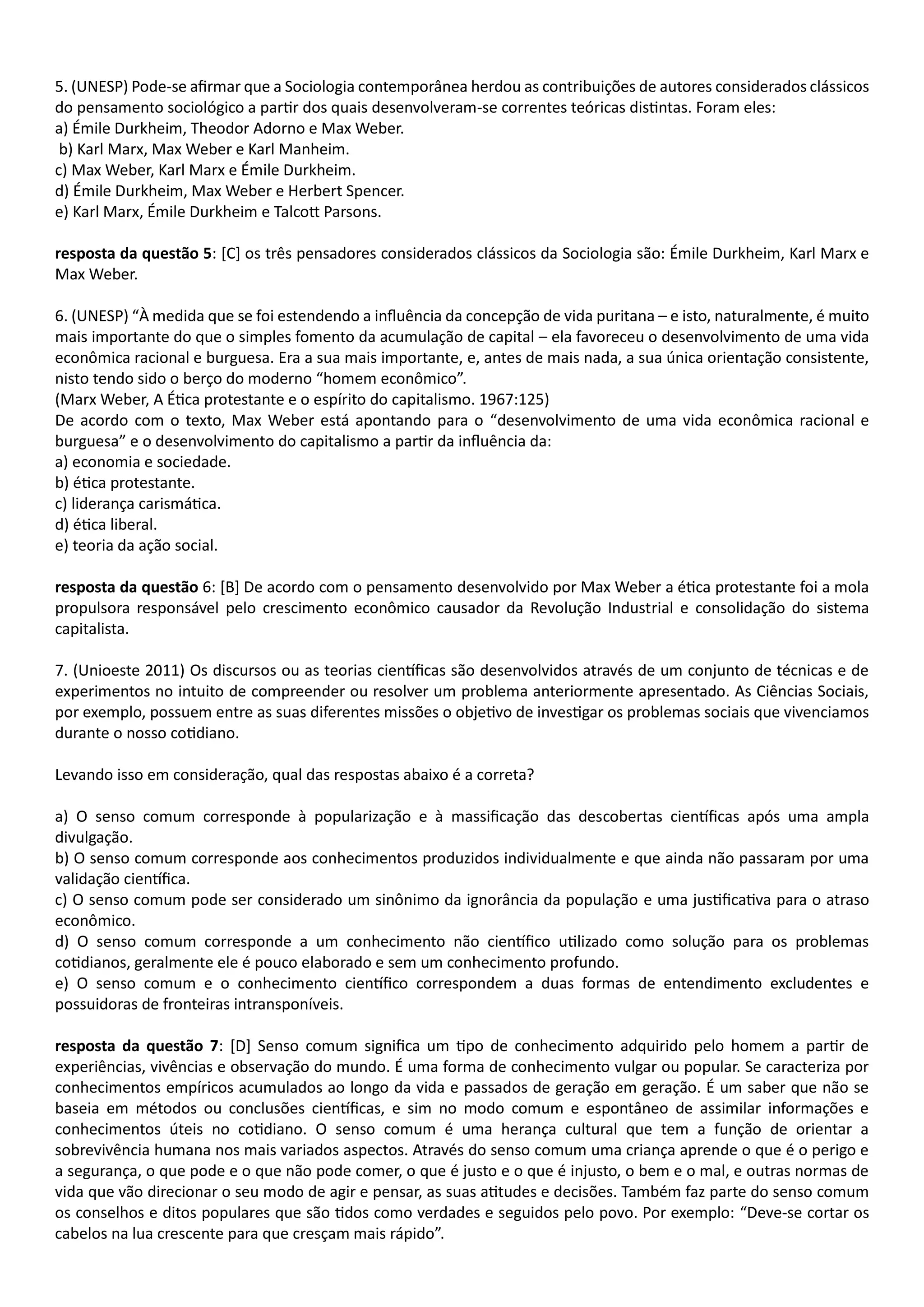 Lista com alguns exercícios Sociologia 3.docx