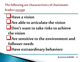 Exercices Chapter 17 Leadership | Ppt