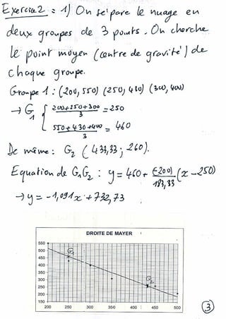 Exercices de stat. descriptive | PDF