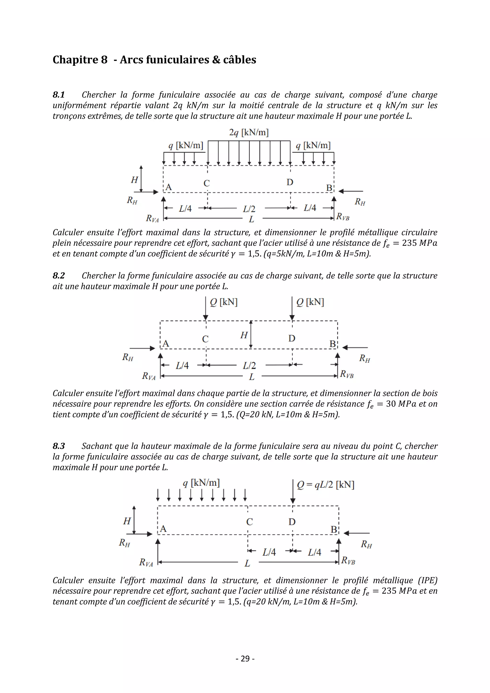 Mécanique des structures et RDM - Exercices corrigés | PDF