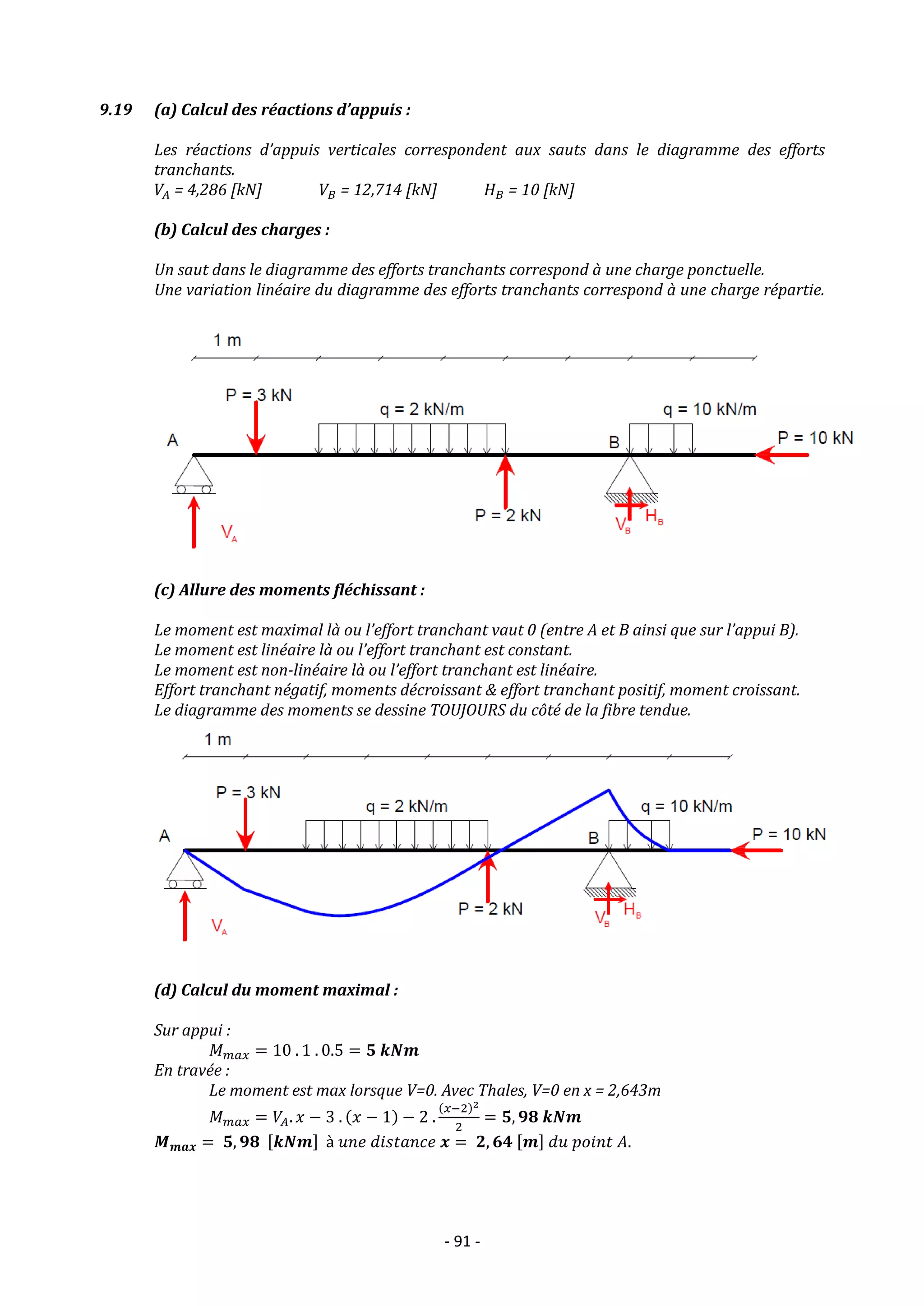 Mécanique des structures et RDM - Exercices corrigés | PDF
