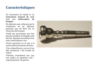 Exercici 1 presentació instruments de vent metall | PPT