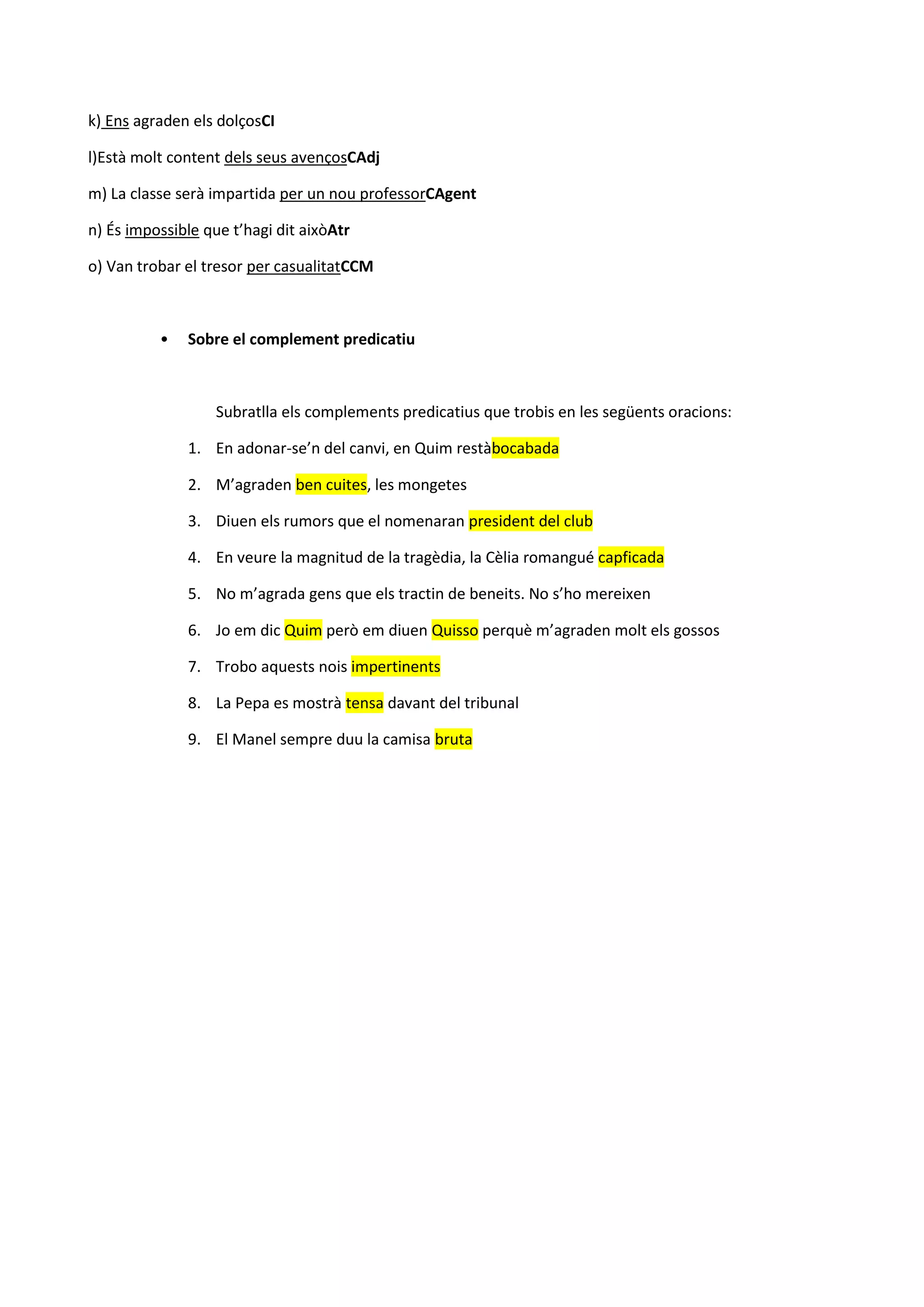 Exercicis sintaxi | DOCX