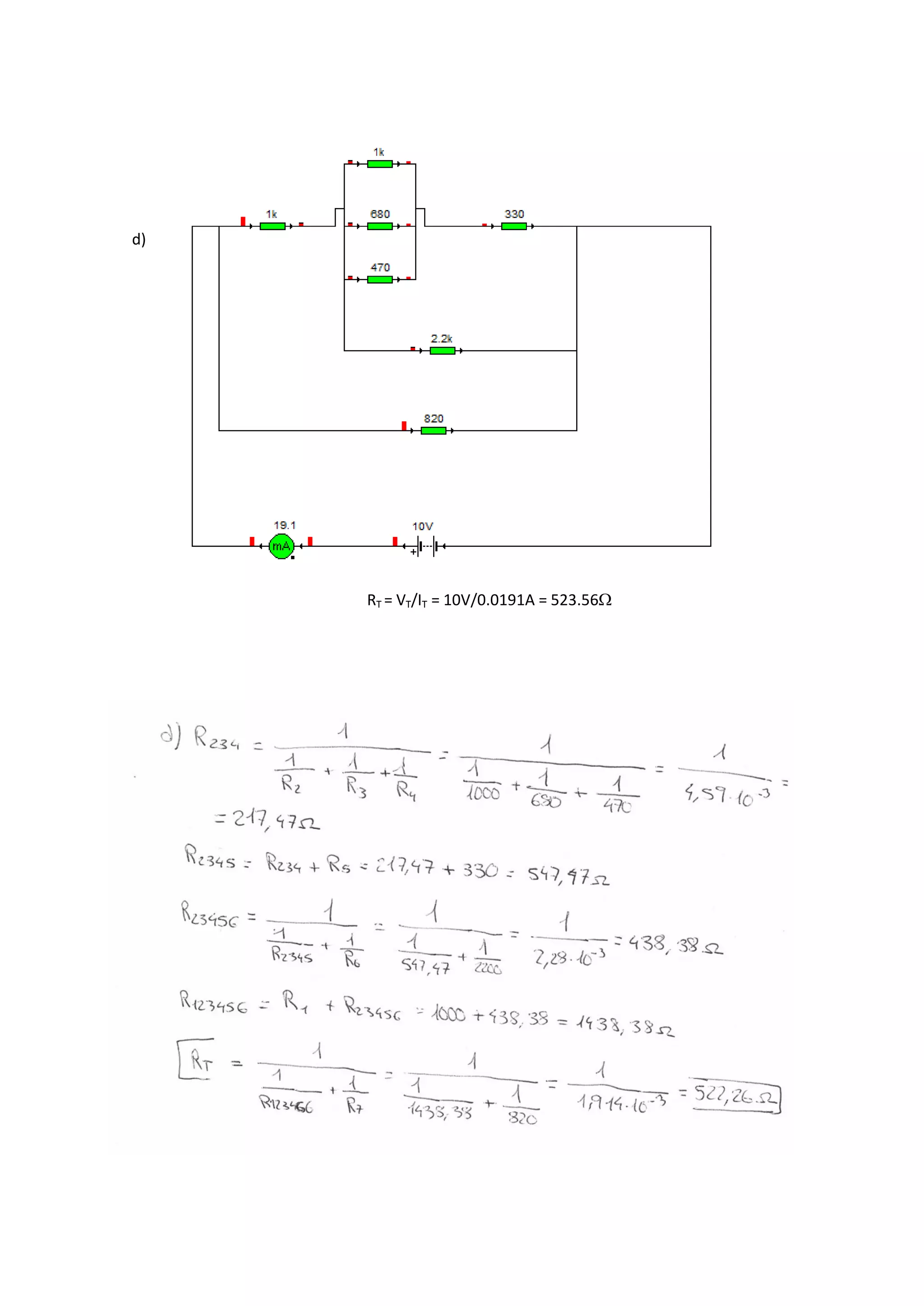 Exercicis circuits mixtes | PDF