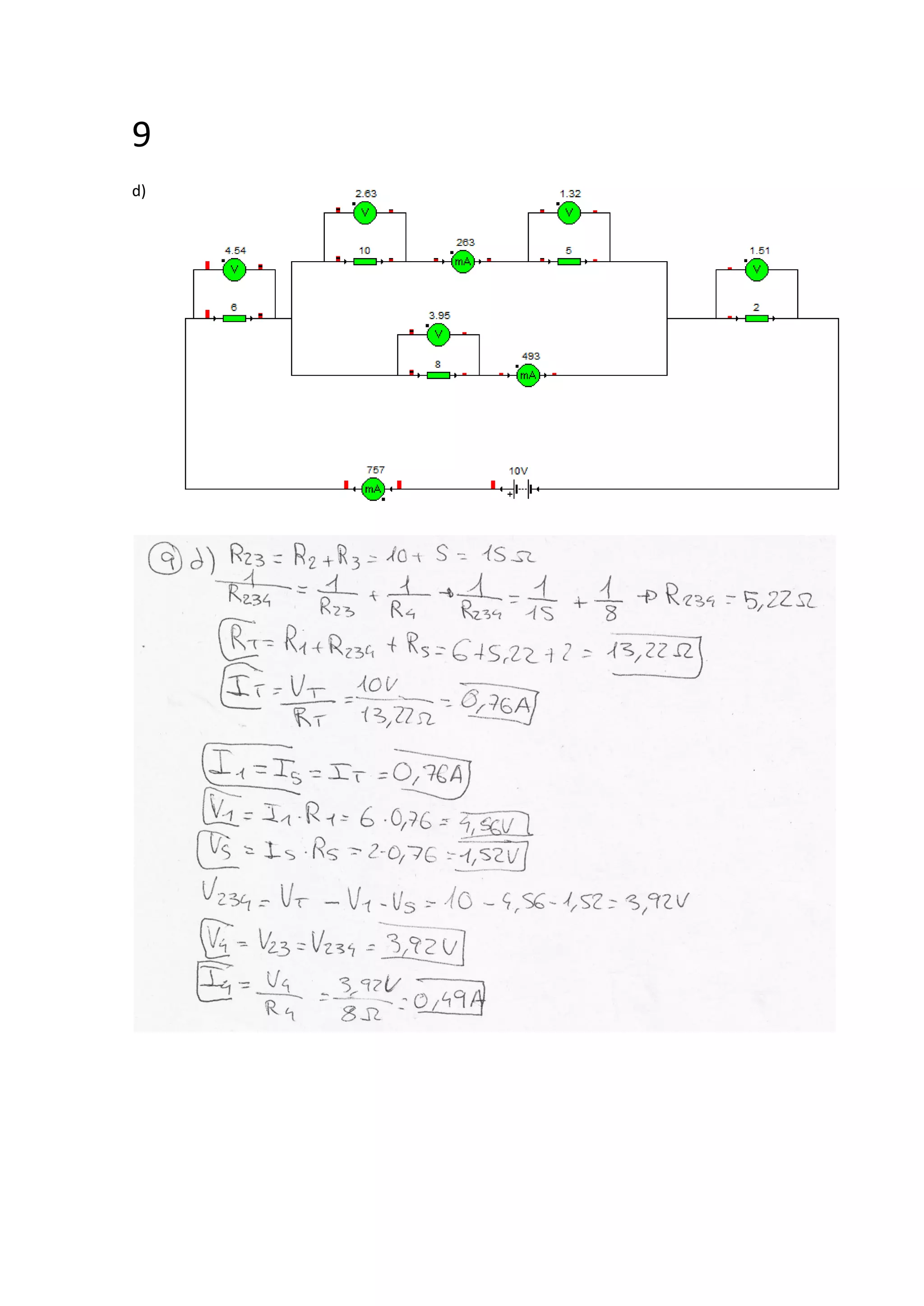 Exercicis circuits mixtes | PDF