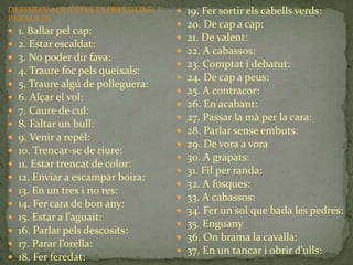 Exercicis de frases fetes, solucionats | PPTX