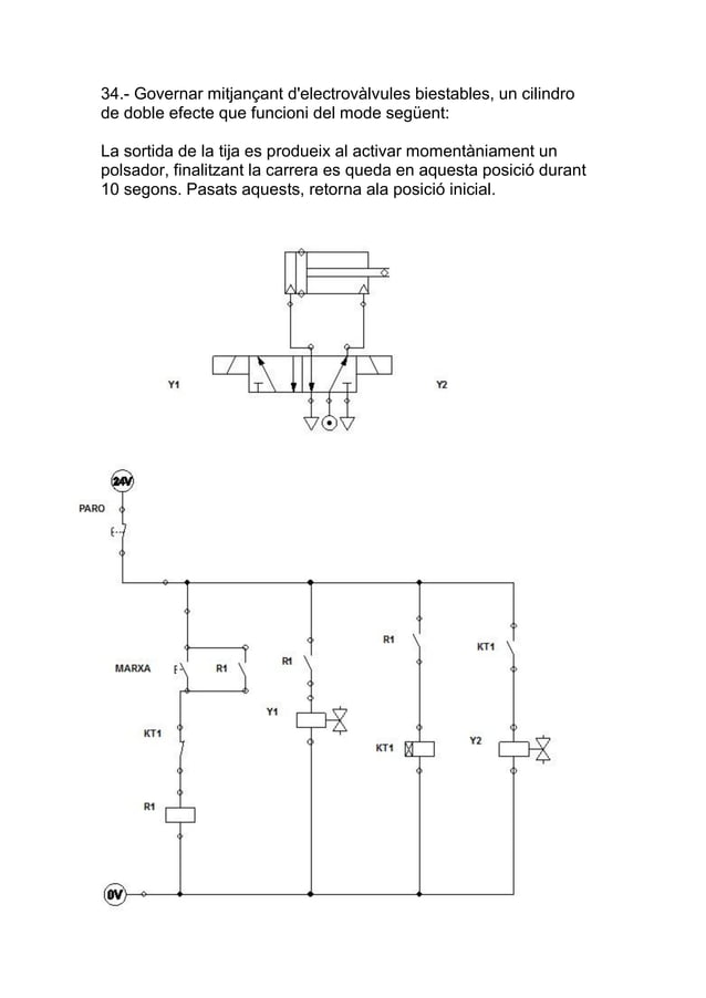 Exercicis electroneumatica 2 | PDF