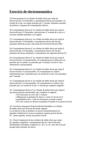 Exercicis electroneumètica complerts | PDF