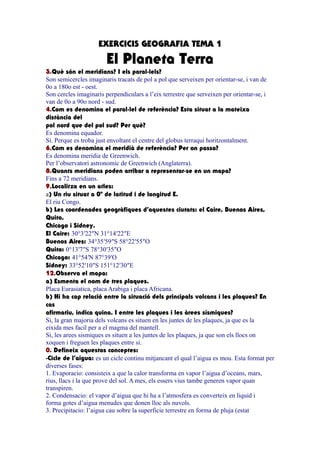 Exercicis geografia tema 1 | ODT