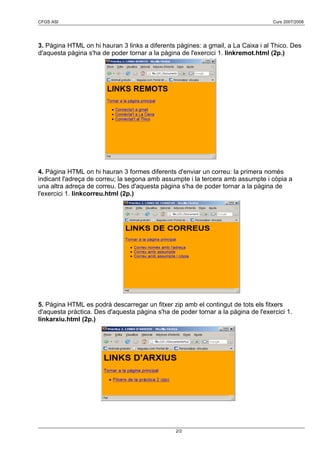 Exercicis Html 2 | PPT