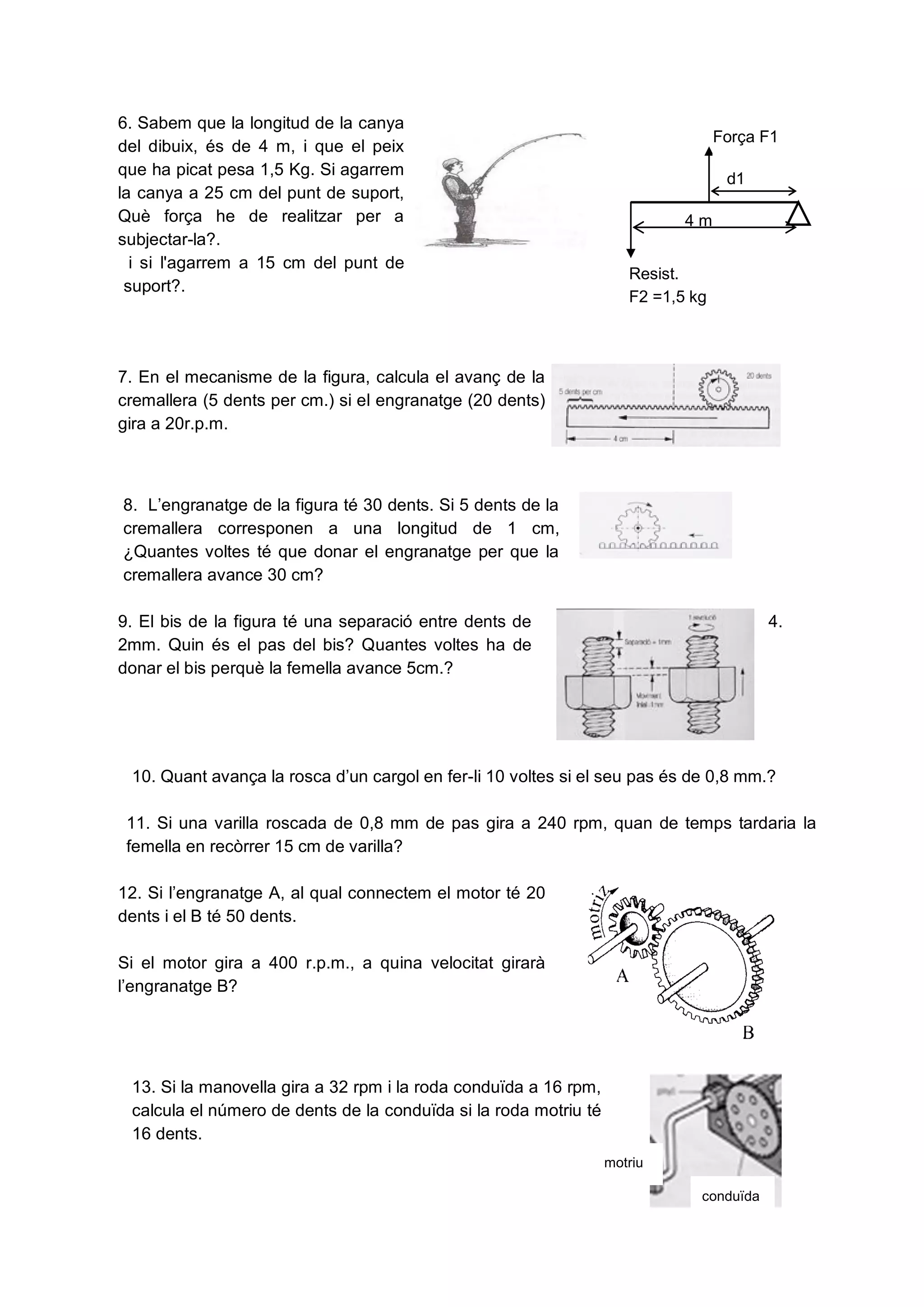 Exercicis mecanismes | PDF