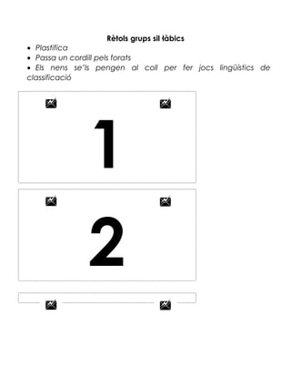 Exercicis sí.labes | PPT