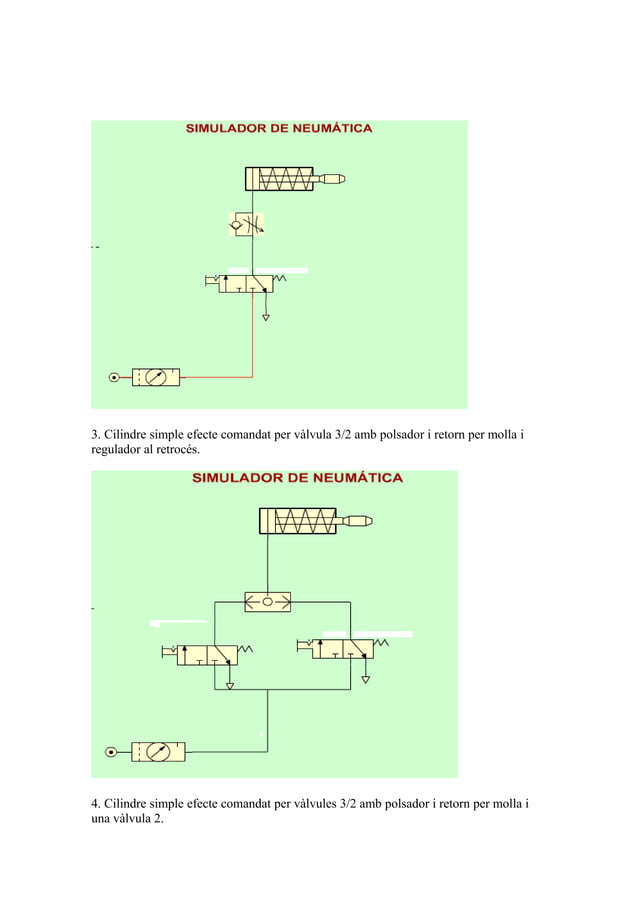 Exercicis simulador circuits pneumàtics | DOC