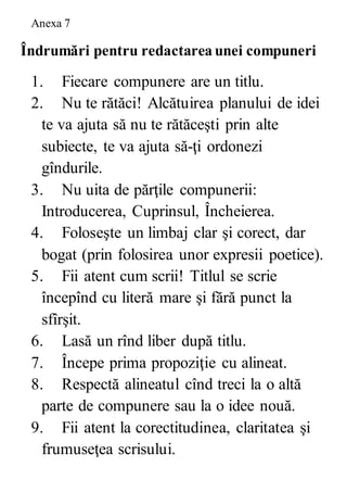 Exerciţii de pregătire | DOCX