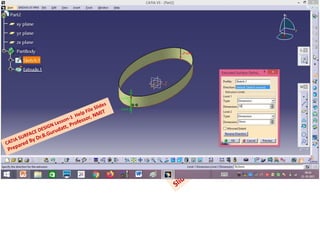 Lesson 1 - Surface design-basic commands-help files ppt | PDF