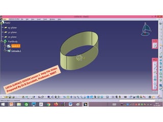 Lesson 1 - Surface design-basic commands-help files ppt | PDF