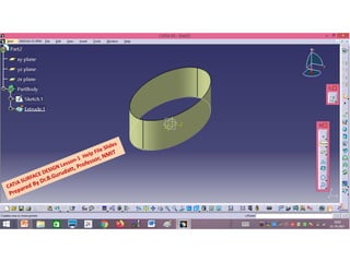 Lesson 1 - Surface design-basic commands-help files ppt | PDF