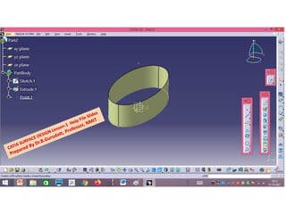 Lesson 1 - Surface design-basic commands-help files ppt | PDF