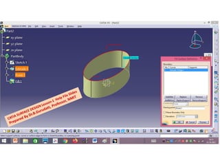 Lesson 1 - Surface design-basic commands-help files ppt | PDF
