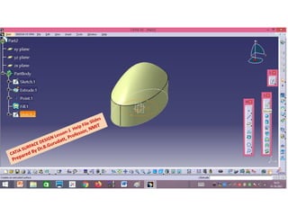 Lesson 1 - Surface design-basic commands-help files ppt | PDF
