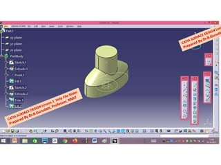 Lesson 1 - Surface design-basic commands-help files ppt | PDF