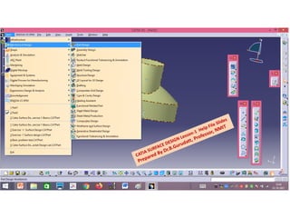 Lesson 1 - Surface design-basic commands-help files ppt | PDF