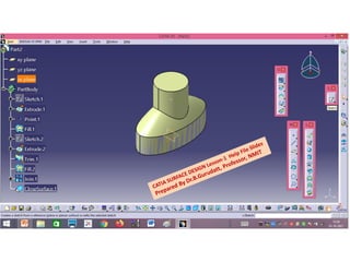 Lesson 1 - Surface design-basic commands-help files ppt | PDF