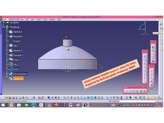 Lesson 1 - Surface design-basic commands-help files ppt | PDF