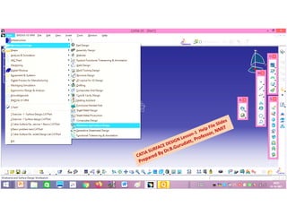 Lesson 1 - Surface design-basic commands-help files ppt | PDF