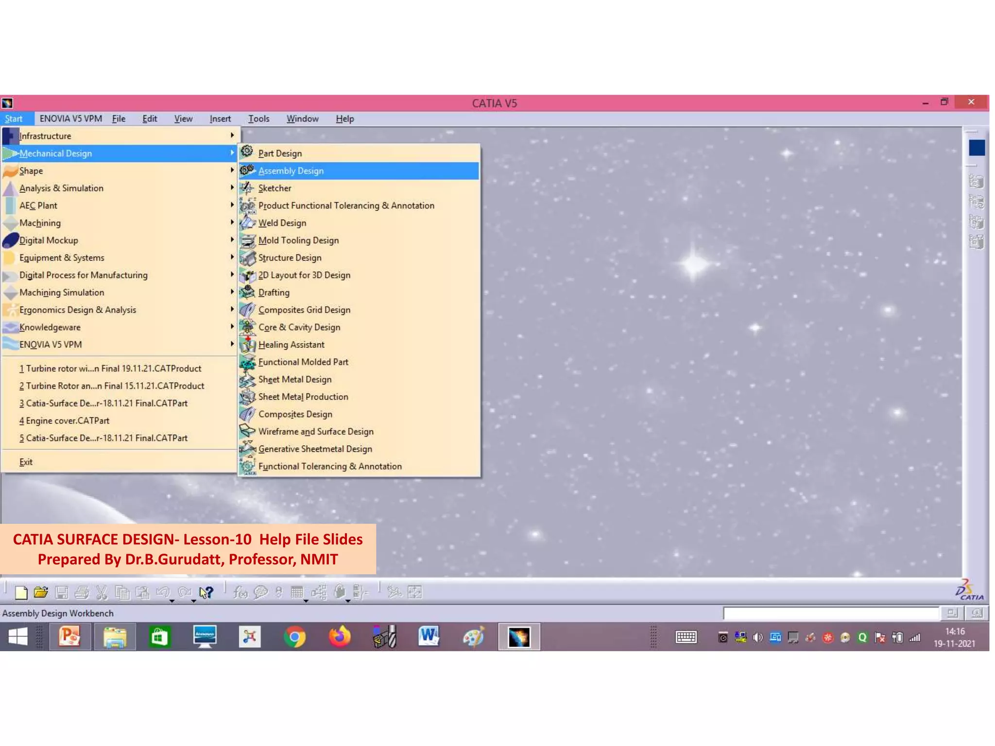 Lesson 10- assembly design-multibladed rotor and rotor casing -help ...