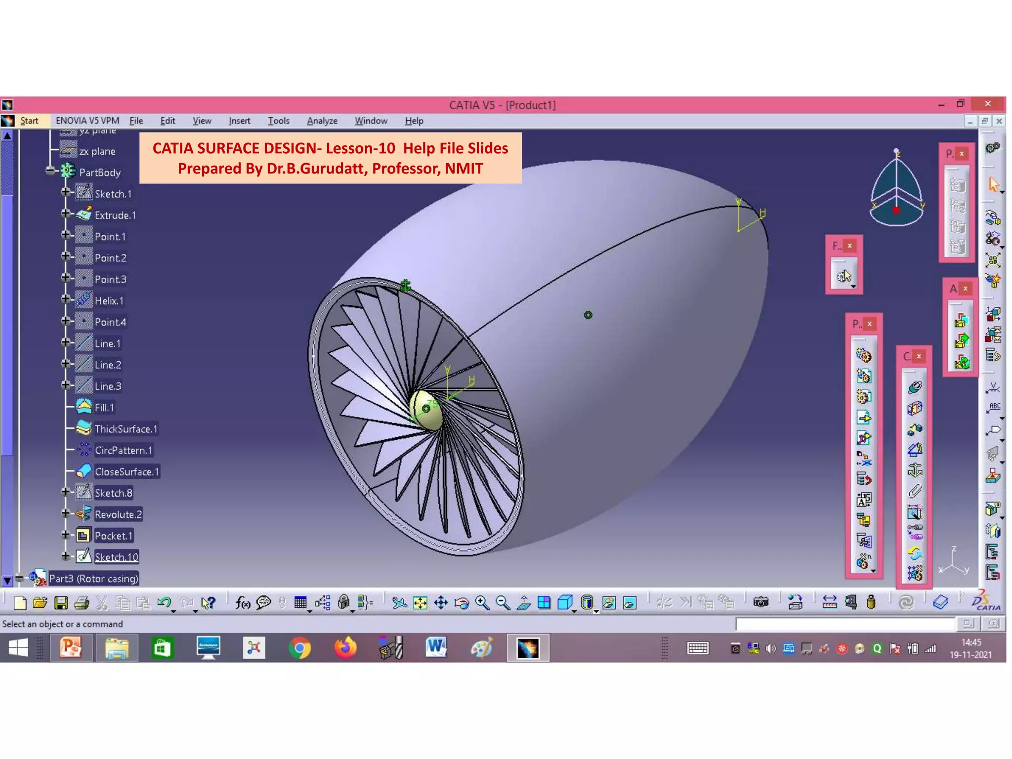 Lesson 10- assembly design-multibladed rotor and rotor casing -help ...