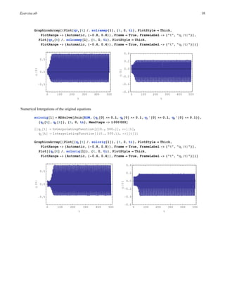 Exercise: Multiple Bifurcations of Sample Dynamical Systems | PDF