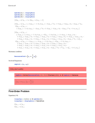 Exercise: Multiple Bifurcations of Sample Dynamical Systems | PDF