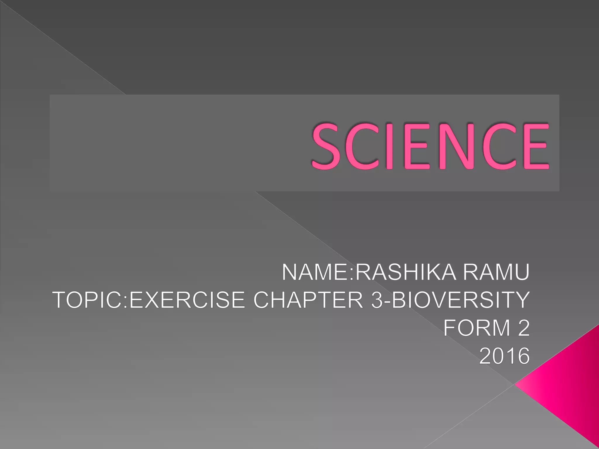 Exercise FORM 2 CHAPTER 3 | PPTX