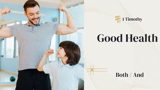 Trusting Exercise and Godliness | PPTX