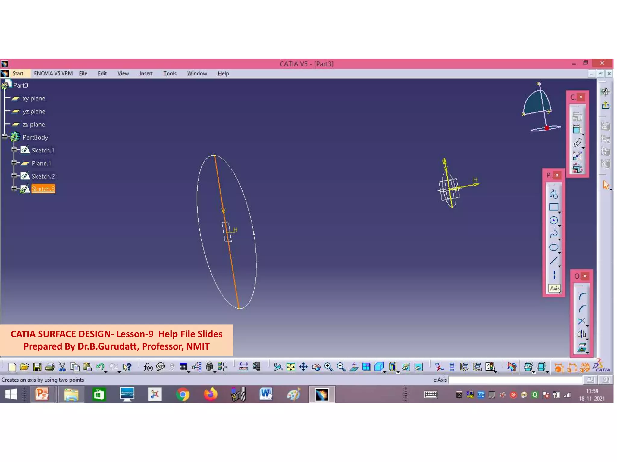 Lesson 9- surface design-multi bladed rotor casing design - help files ...
