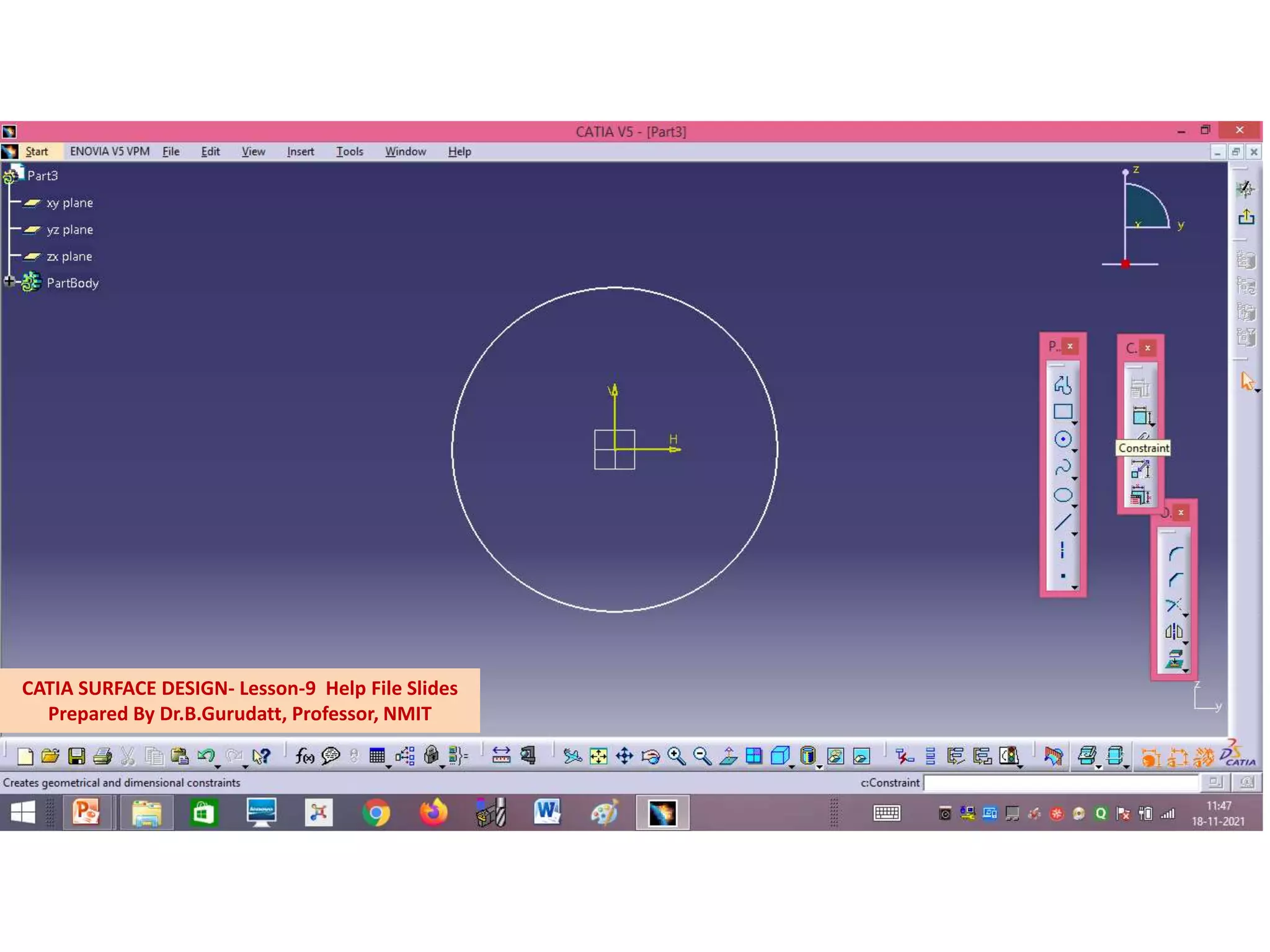 Lesson 9- surface design-multi bladed rotor casing design - help files ...
