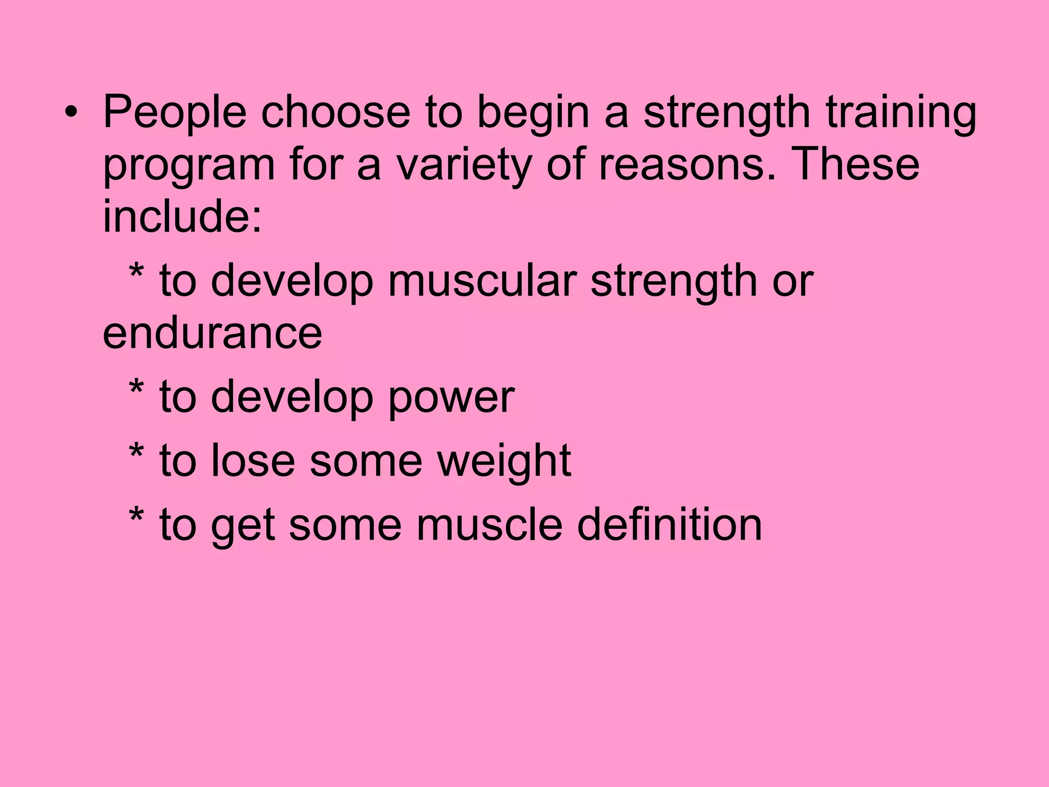 Exercise Design For Major Muscle Groups | PPT