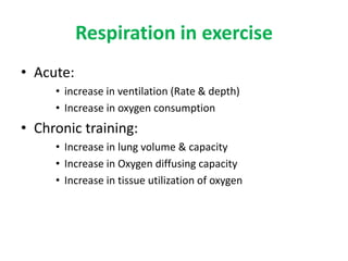Exercise physiology | PPTX