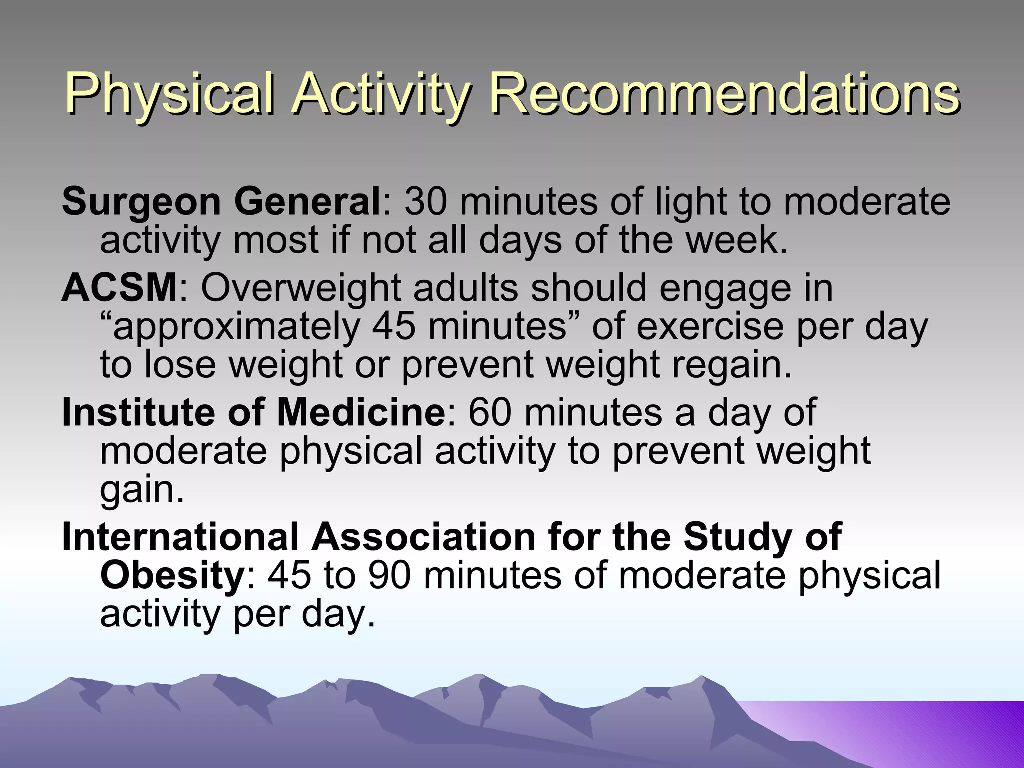 weight management | PPT