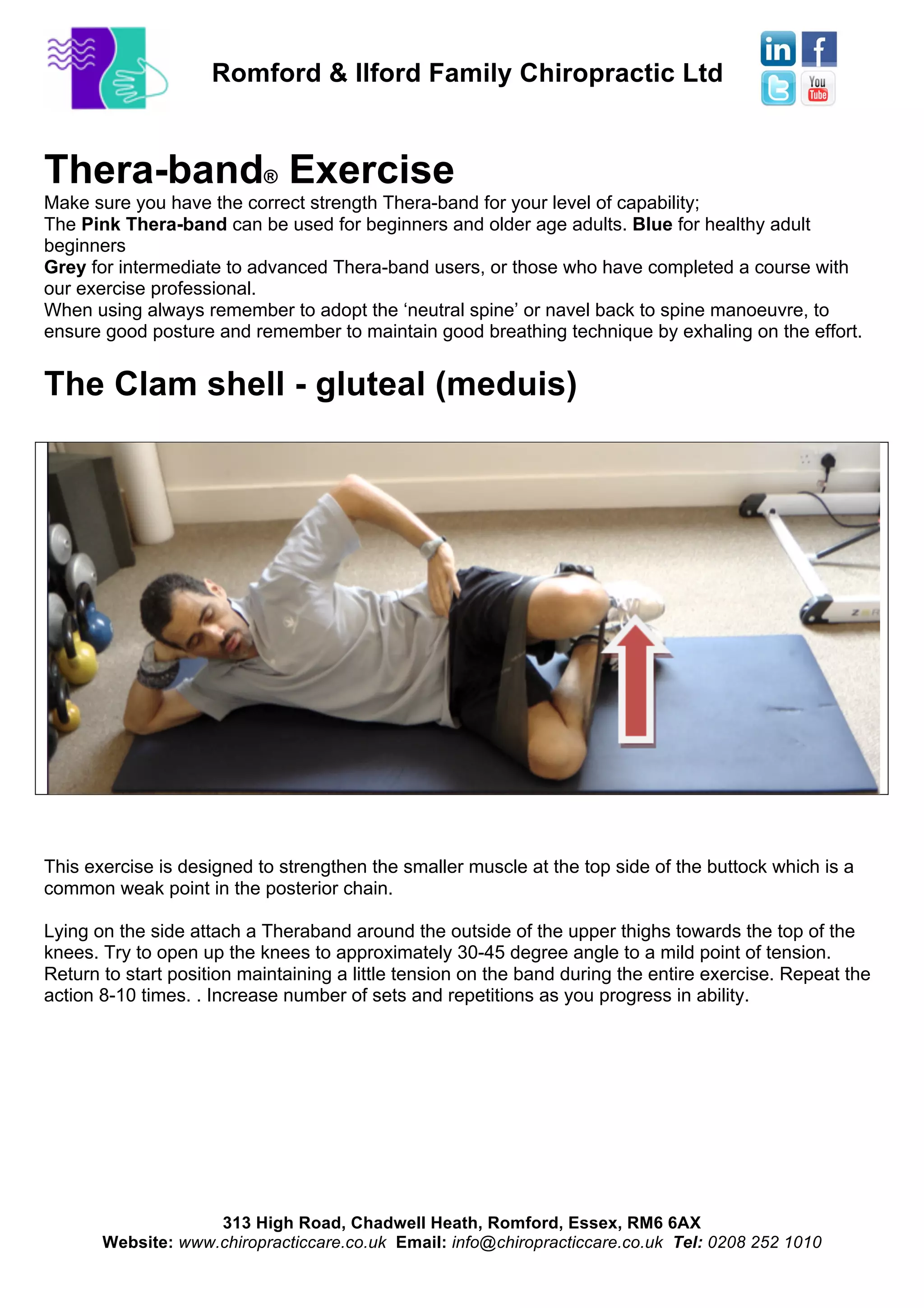 Clam Shell - Gluteal (Medius) | PDF