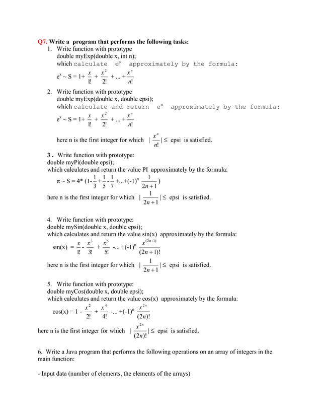 Exercise1 java | PDF