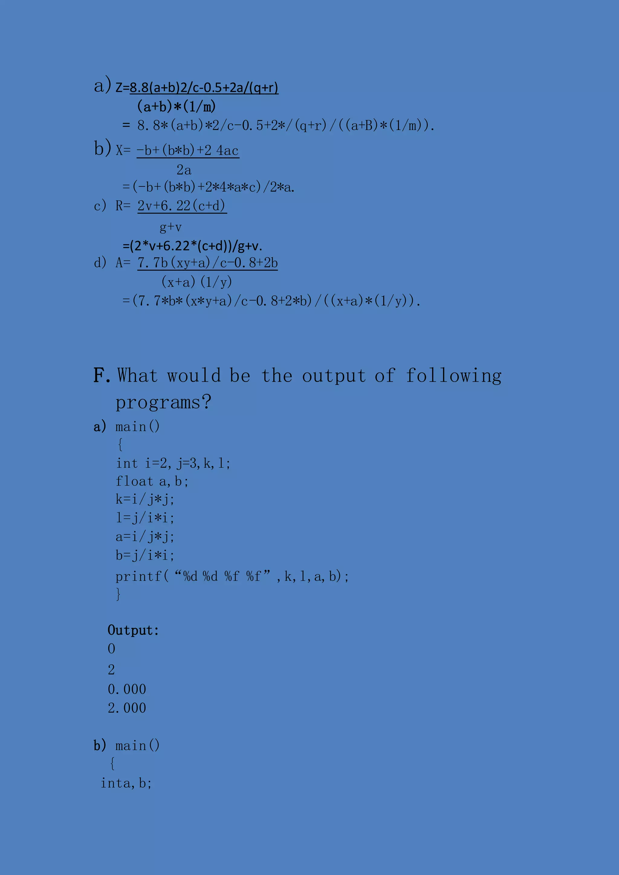 Let us c (by yashvant kanetkar) chapter 1 solution | DOCX
