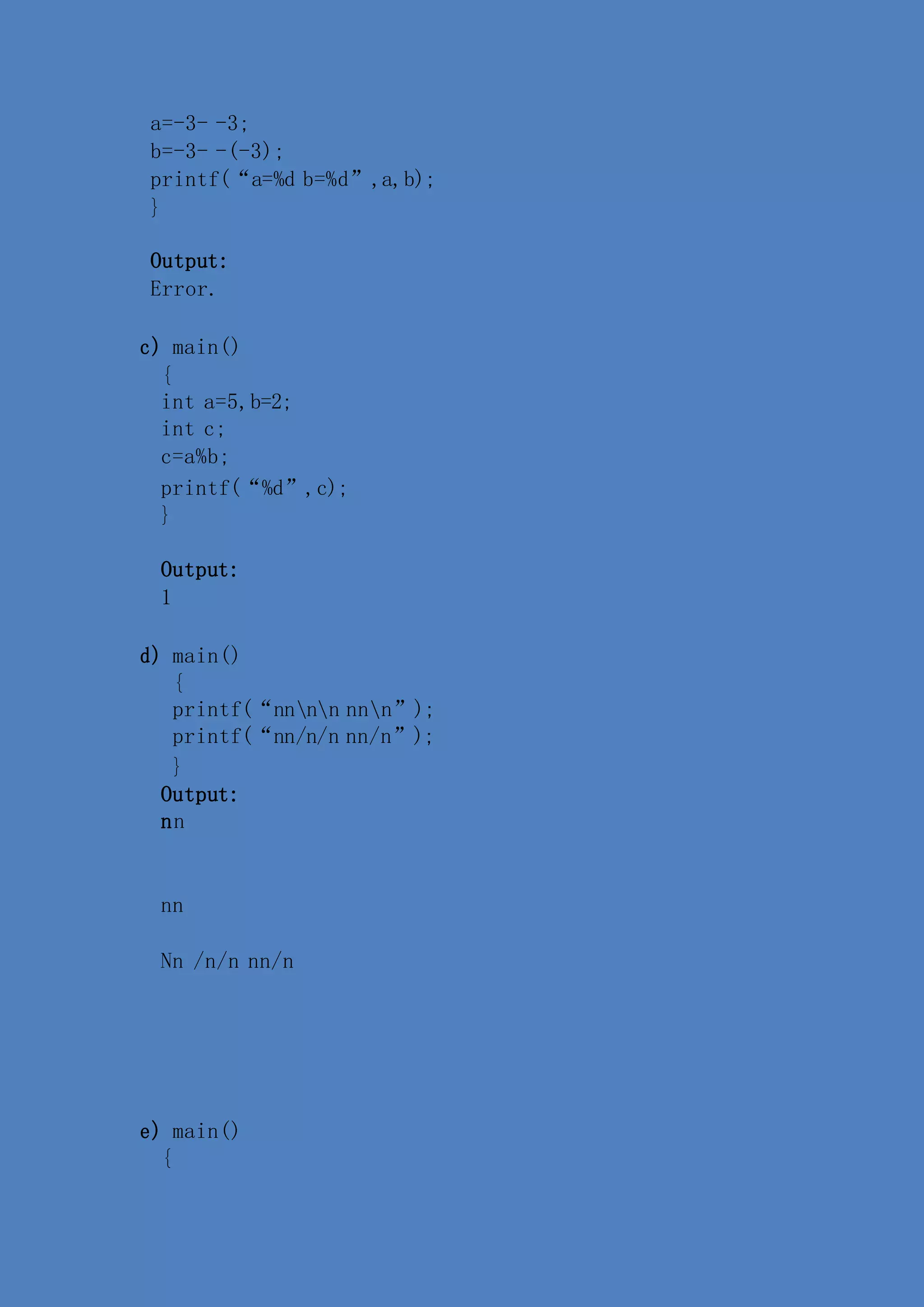 Let us c (by yashvant kanetkar) chapter 1 solution | DOCX